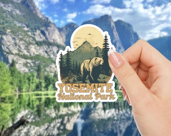 Yosemite National Park Sticker Die Cut Stickers National Parks Nature ...