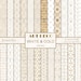 Art Deco White and Gold Seamless Patterns, Seamless Art Deco Digital ...
