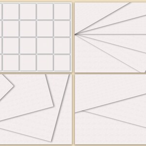Digital Papers Mockup Templates, Scrapbooking Kit Display Mockup, PSD ...
