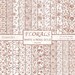 White and Gold Seamless Patterns, Seamless White and Gold Digital Paper ...