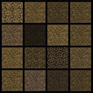 Black and Gold Seamless Patterns, Seamless Black and Gold Digital Paper ...