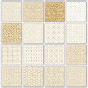 Art Deco White and Gold Seamless Patterns, Seamless Art Deco Digital ...