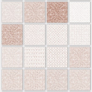 Art Deco White and Rose Gold Seamless Patterns, Seamless Art Deco ...