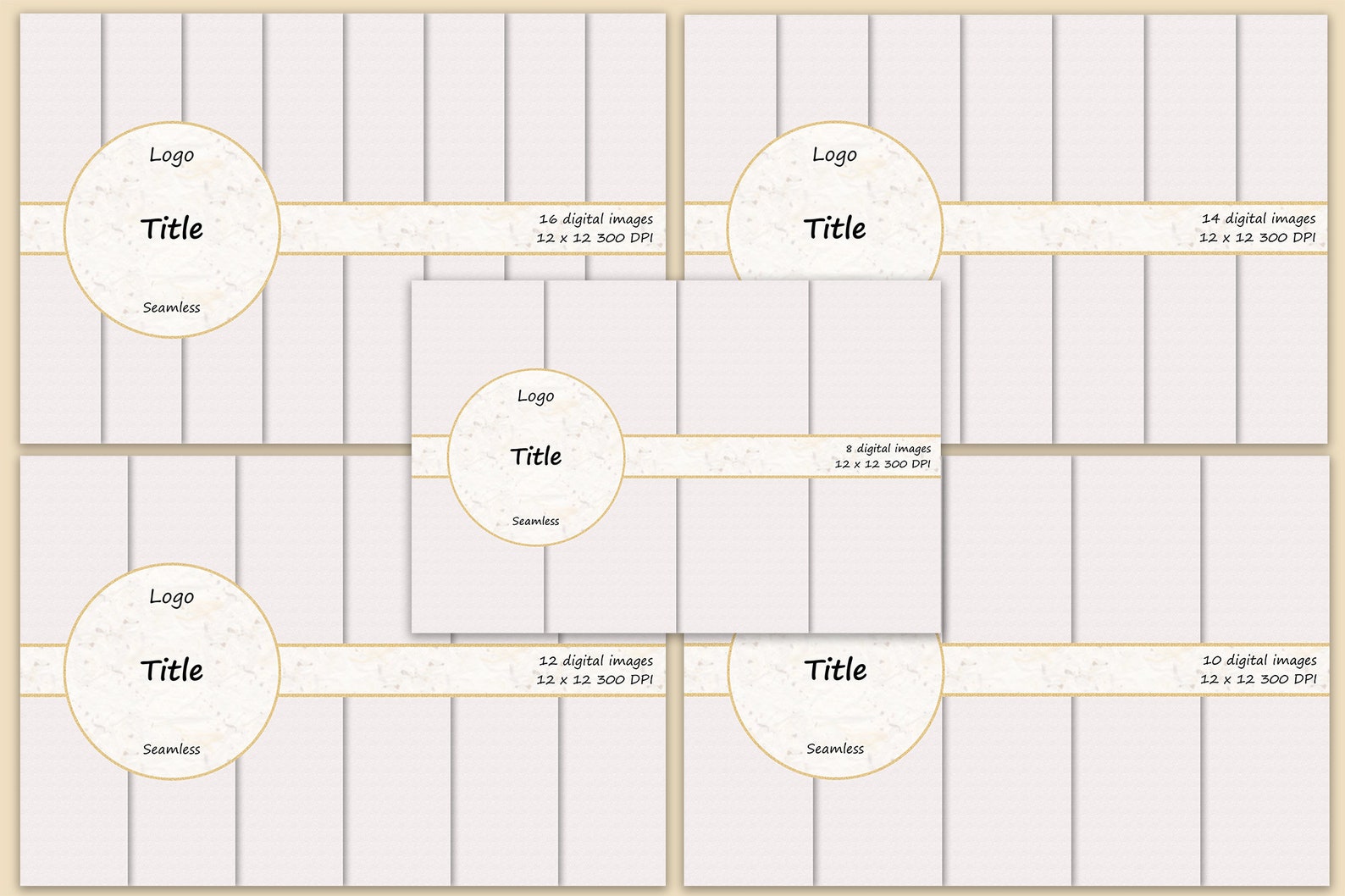Digital Papers Mockup Templates, Paper Display Mockup, Patterns Mockup ...