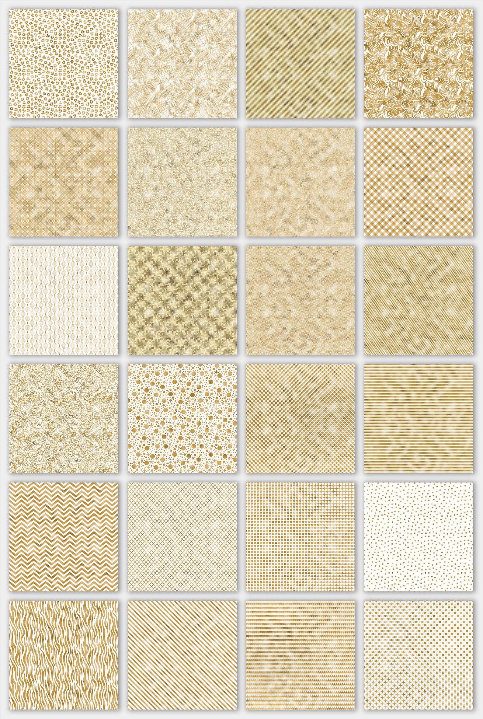 White and Gold Seamless Patterns, Seamless White and Gold Digital Paper ...