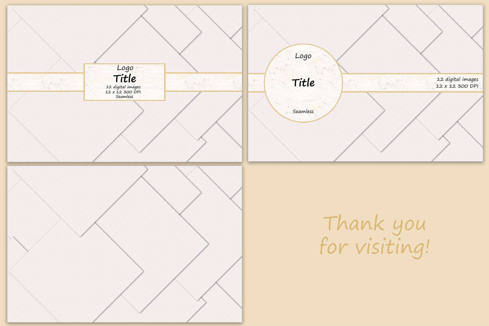 Digital Papers Mockup Templates, Scrapbooking Kit Display Mockup, PSD ...