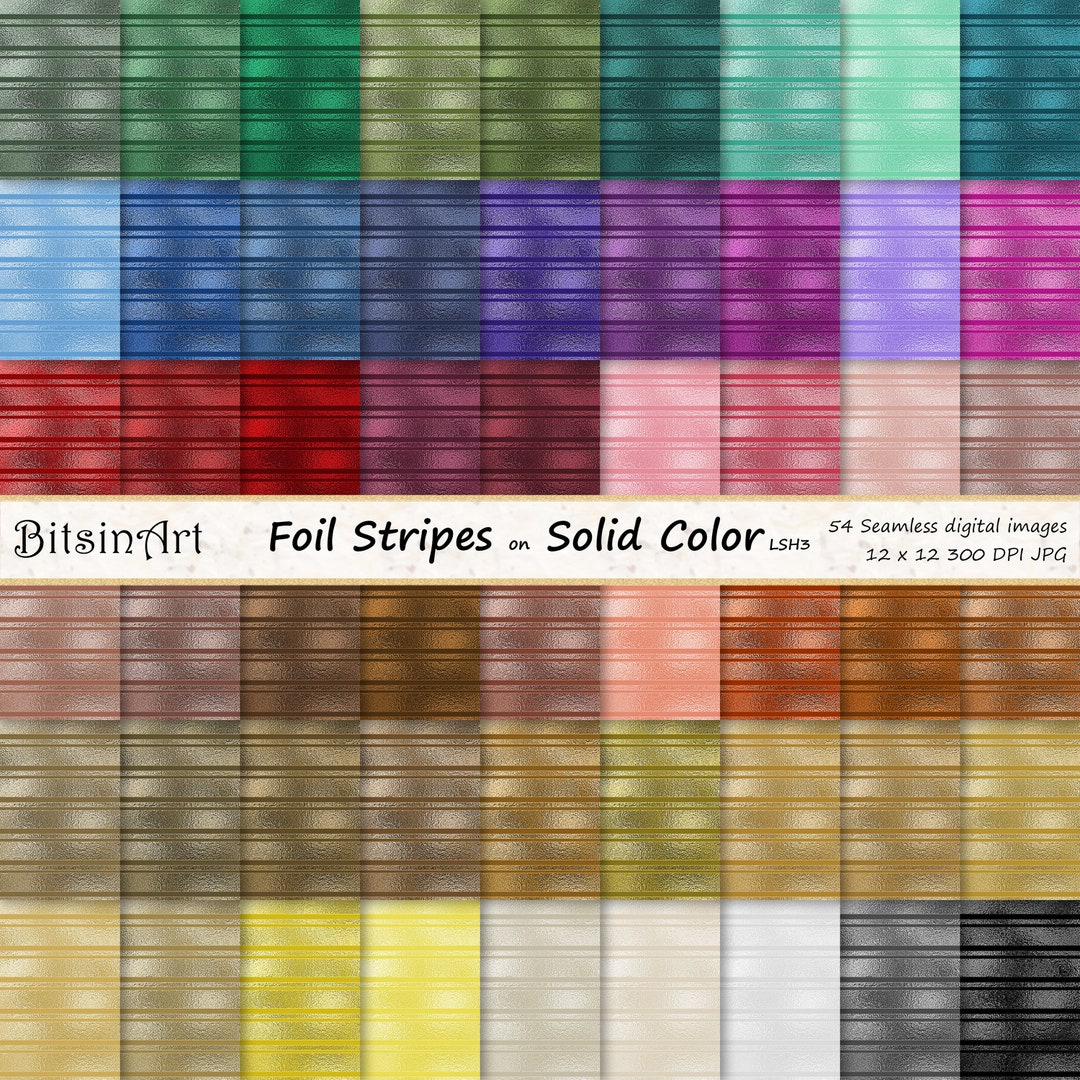 Stripes Metallic Foil Seamless Textures, Seamless Stripes Digital Paper ...