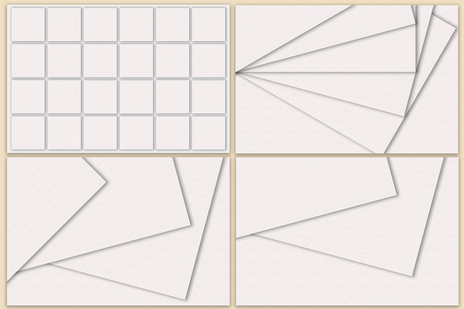 Digital Papers Mockup Templates, Paper Display Mockup, Patterns Mockup ...