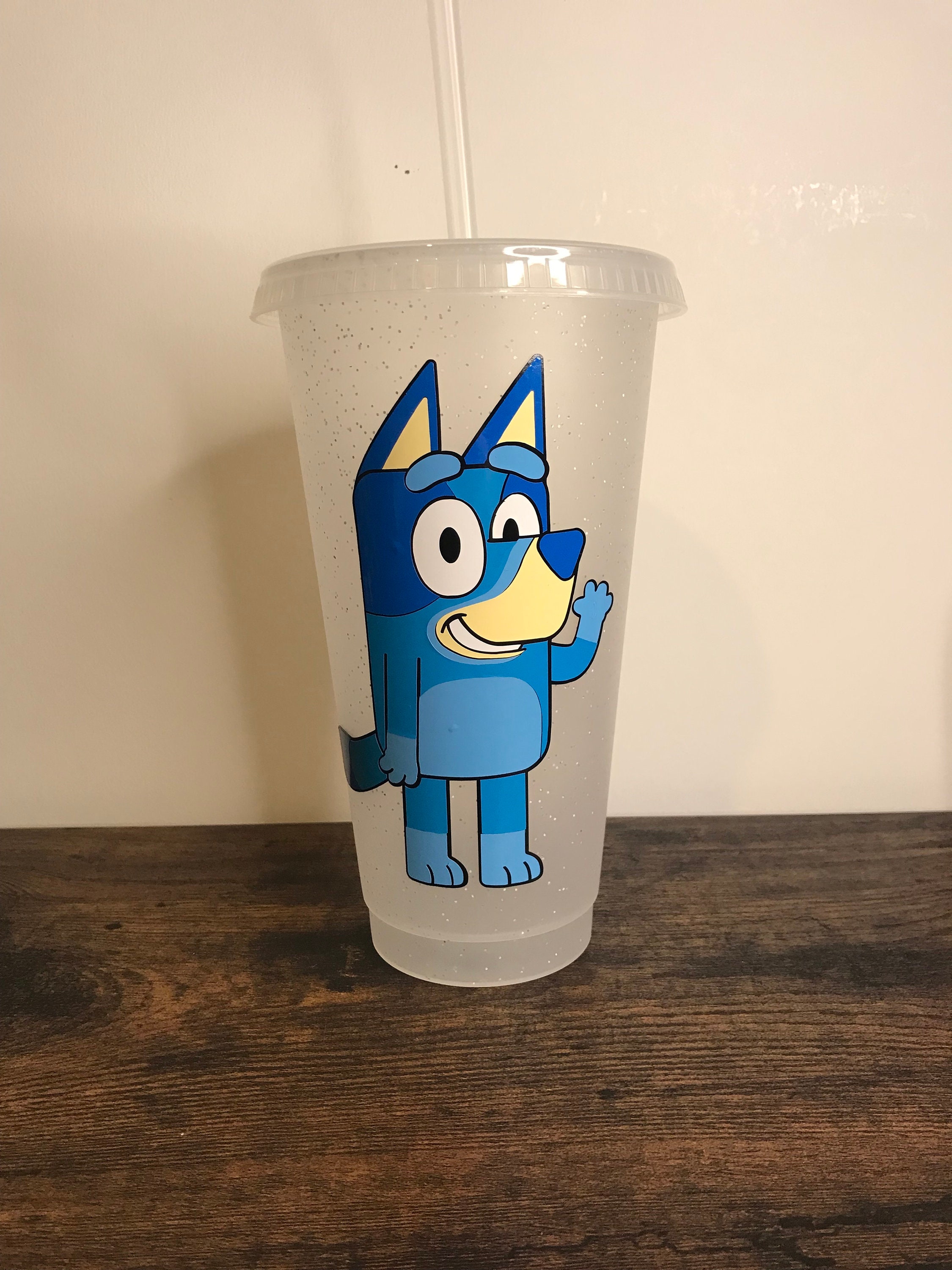 Bluey Stitch 24oz Cold Cup/disney/personalised/drinks/tumbler - Etsy