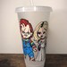 Chucky/bride of Chucky 24oz Cold Cup/personalised/drinks/tumbler - Etsy
