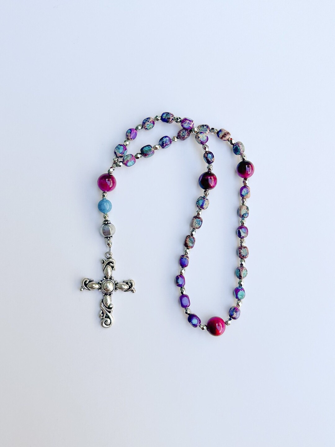 Imperial Jasper and Tigereye Prayer Beads - Etsy