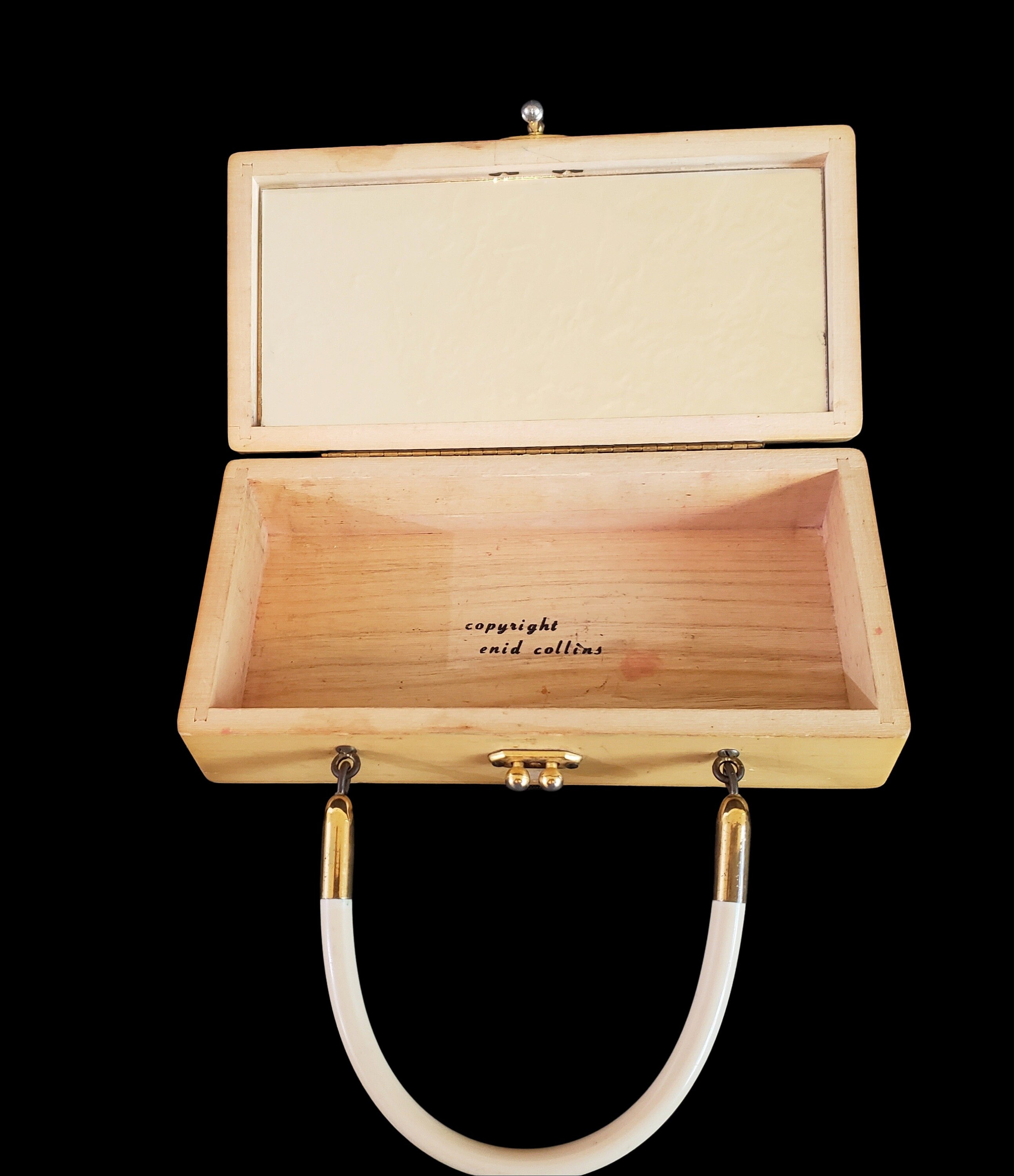 1967 Enid Collins of Texas Night Owl Mini Box Purse - Etsy