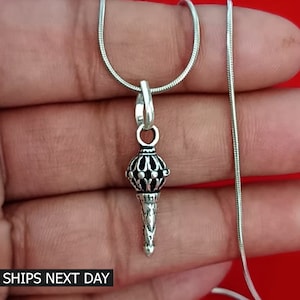 925 Sterling Silver Hanuman Gada Pendant, Hanuman Gada Locket for Men ...