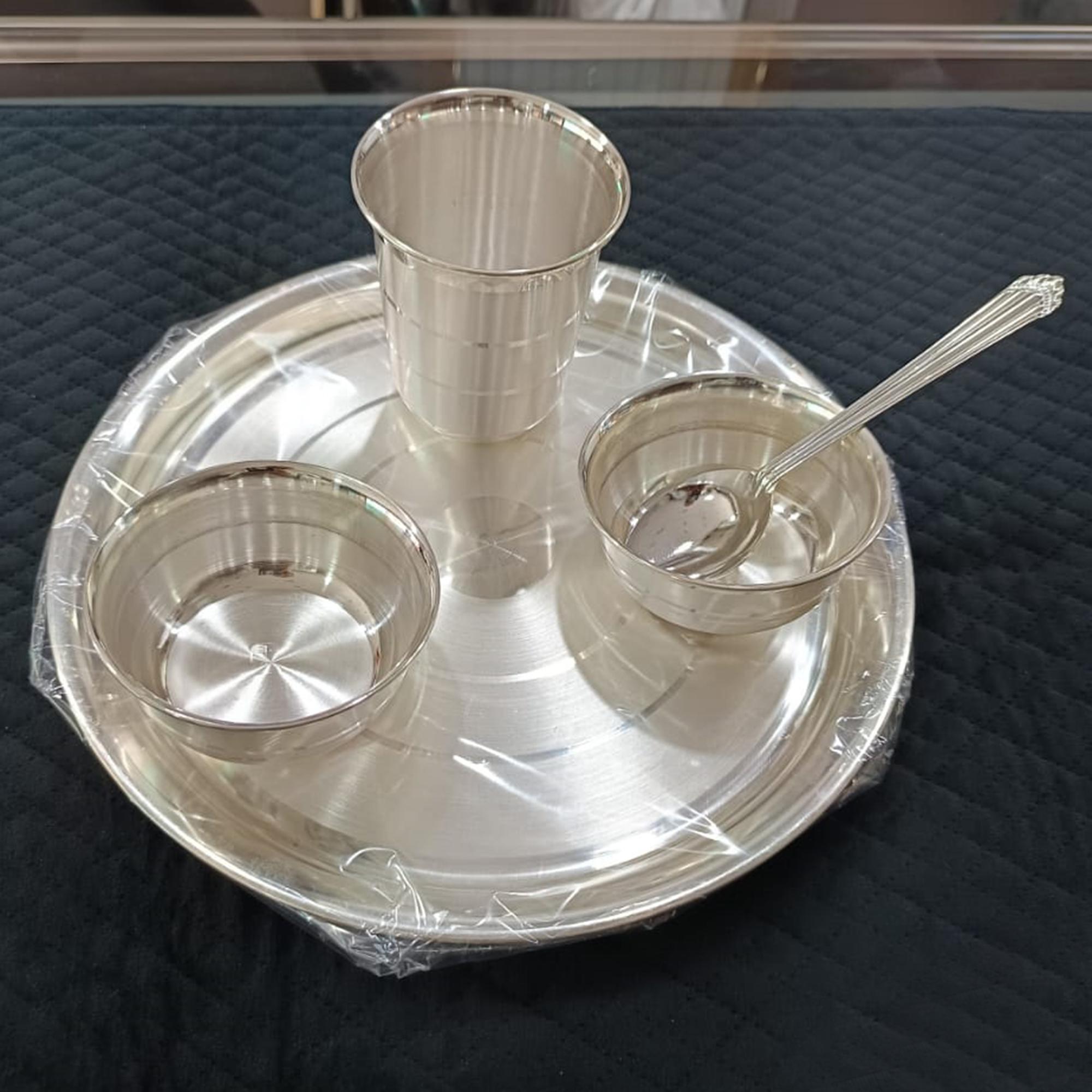 999 Pure Silver Handmade Dinner Set Silverware Utensils Gift 10" Inch ...