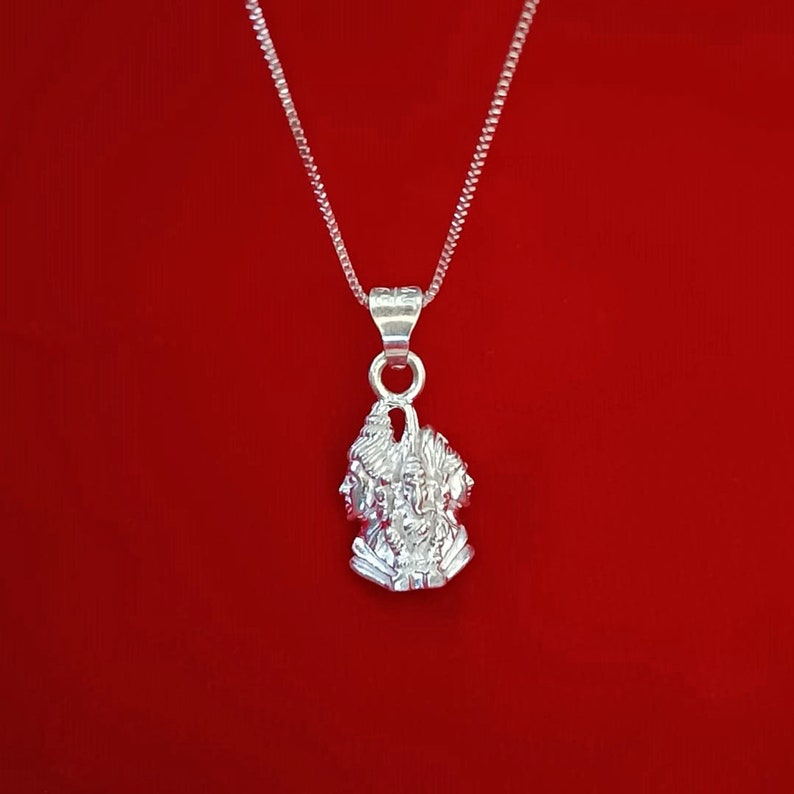 Sterling Silver Lord Shiva Parvati Pendant, Spiritual Locket Necklace ...