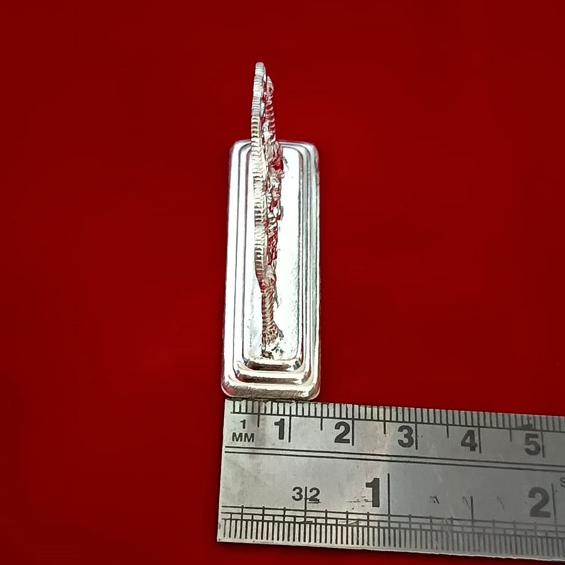 Pure Silver Idols Laxmi Ganesh Statue, Silver Puja Article, Home Temple ...