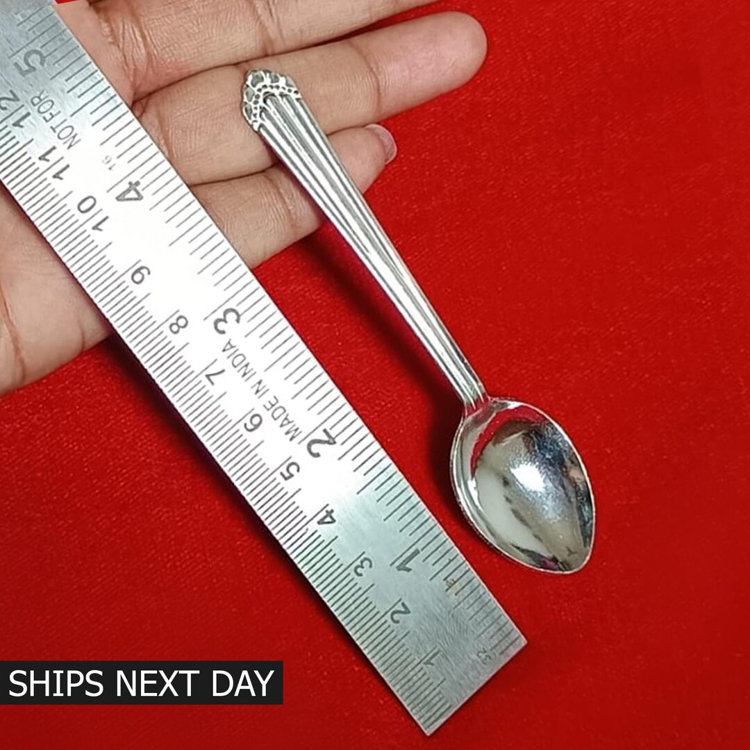 999 Pure Silver Spoon Serving Utensils, Flatware Silverware, Silver ...