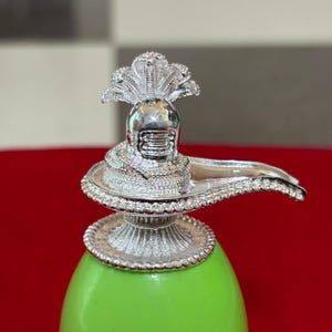 Solid 925 Sterling Silver Shivling Shiva Lingam Puja Temple Art - Etsy