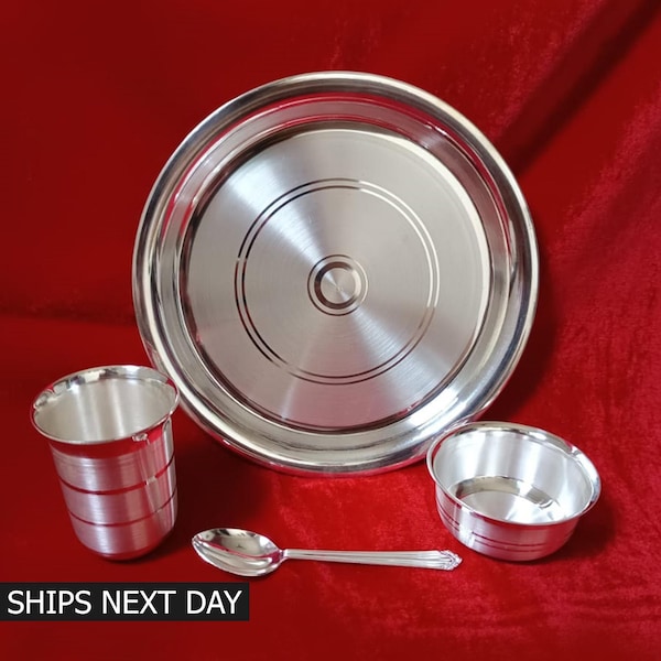 Pure Silver Dinner Plates - Etsy