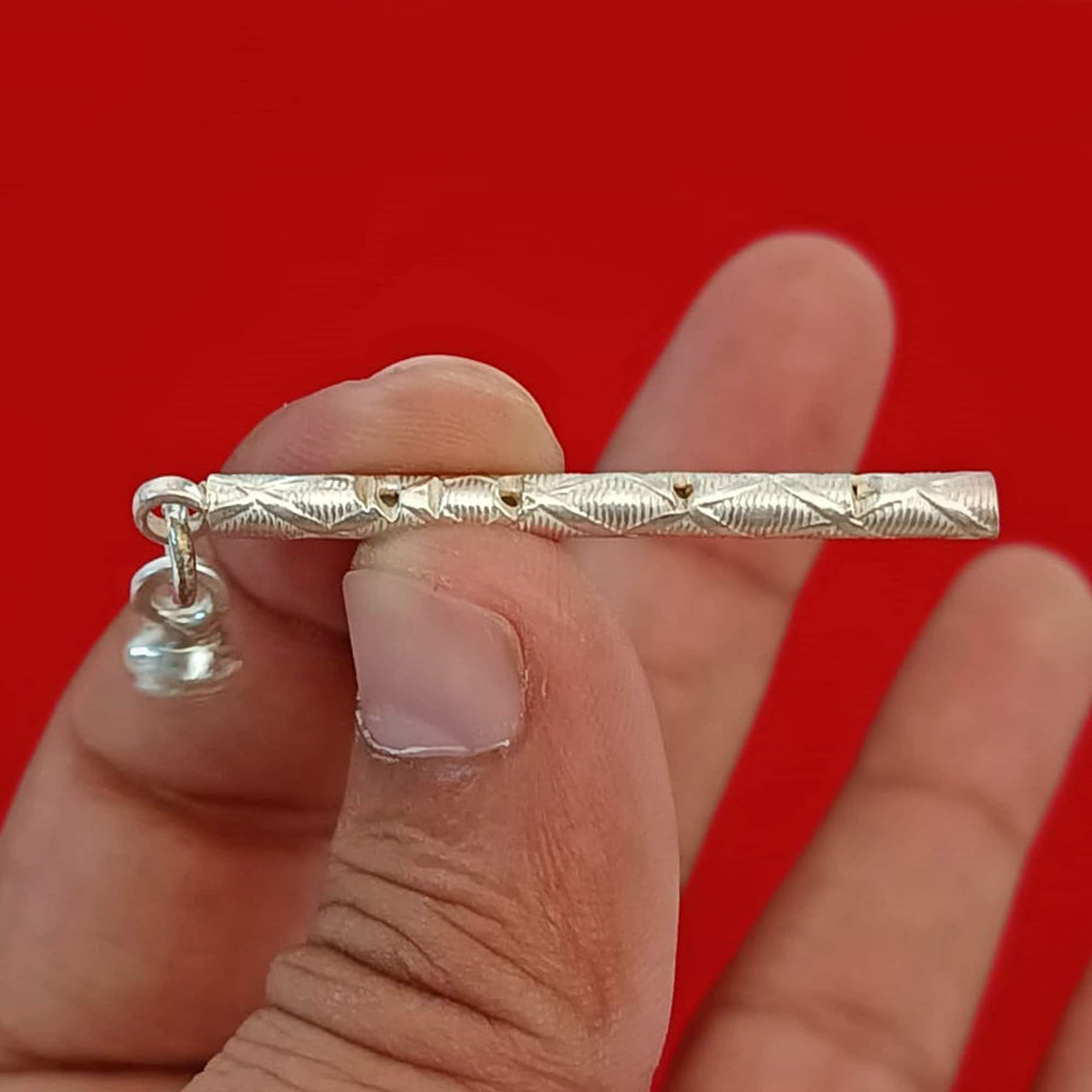 925 Sterling Silver Krishna Flute, Handmade Puja Idol - Etsy