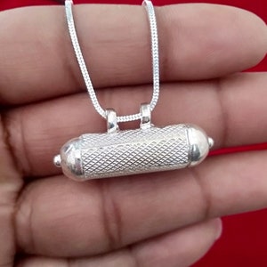 Silver Taweez, 925 Sterling Silver Locket Pendant, Amulet Pendant ...