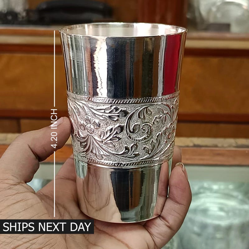 Pure Silver Drinking Cup - Etsy