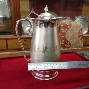 Pure Silver Water Jug With 6 Glasses Luxury Dining Set - Etsy
