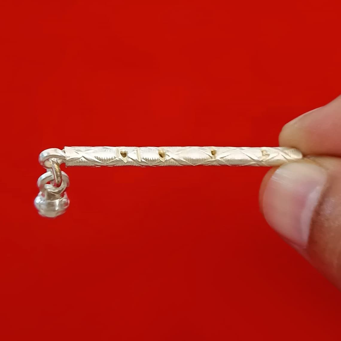 925 Sterling Silver Krishna Flute, Handmade Puja Idol - Etsy