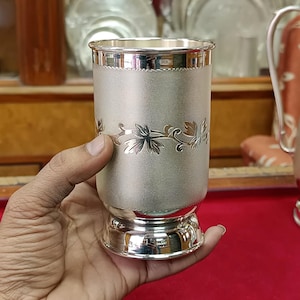 Pure Silver Water Jug With 6 Glasses Luxury Dining Set - Etsy