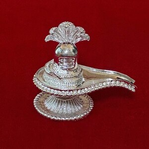 Solid 925 Sterling Silver Shivling Shiva Lingam Puja Temple Art - Etsy