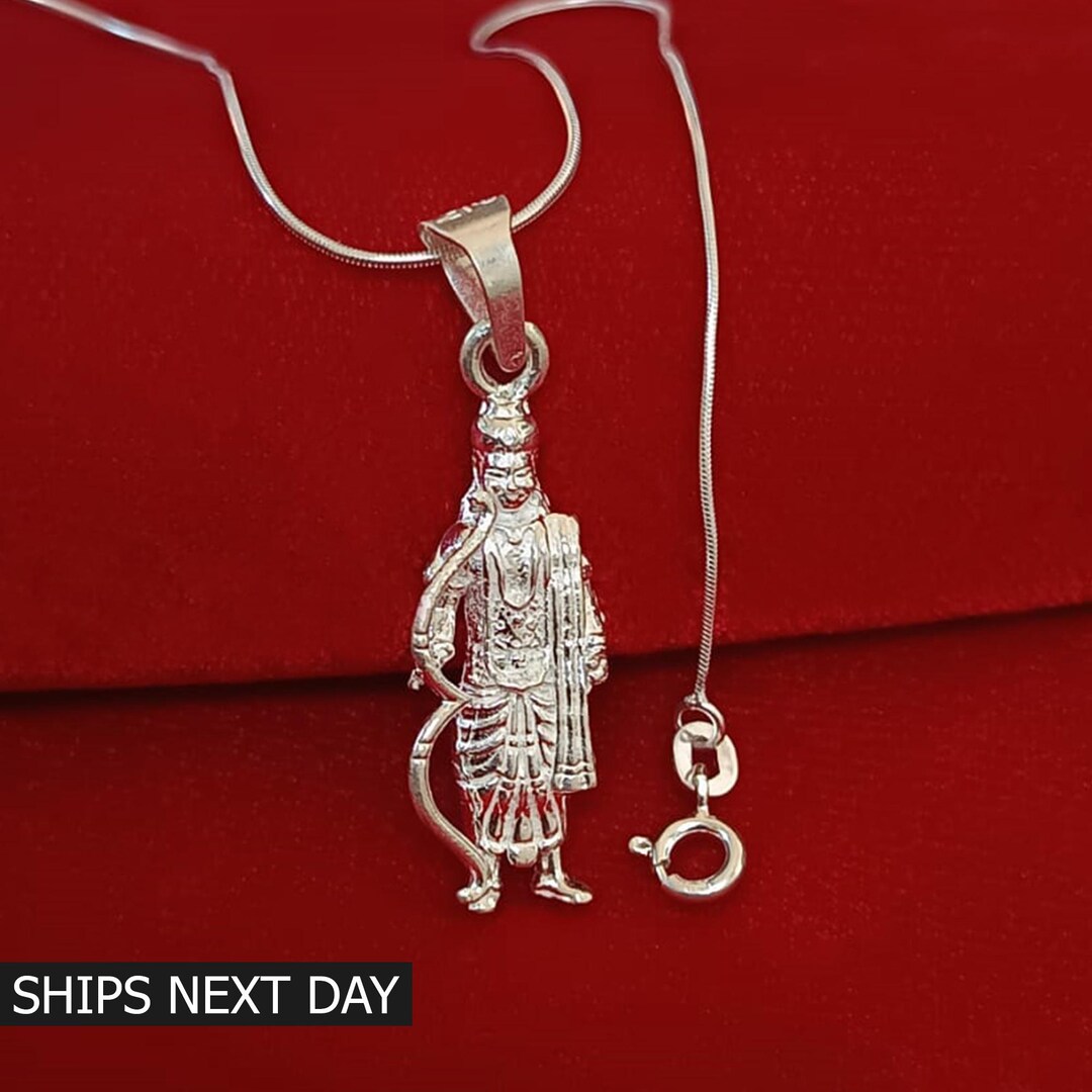 925 Sterling Silver Ram Pendant Hindu God Religious Necklace Spiritual ...