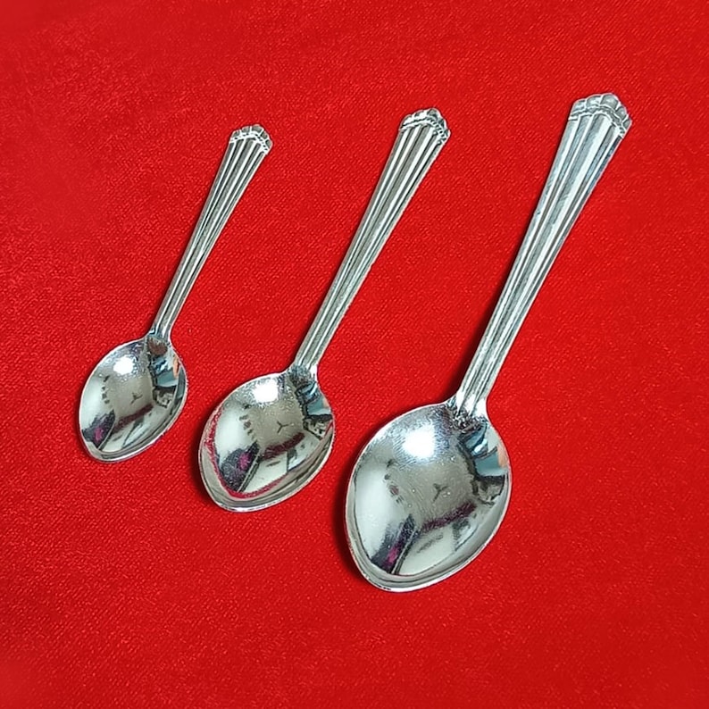999 Pure Fine Silver Spoon, Flatware Silverware, Silver Utensils Gift ...