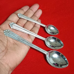 999 Pure Silver Spoon Serving Utensils, Flatware Silverware, Silver ...