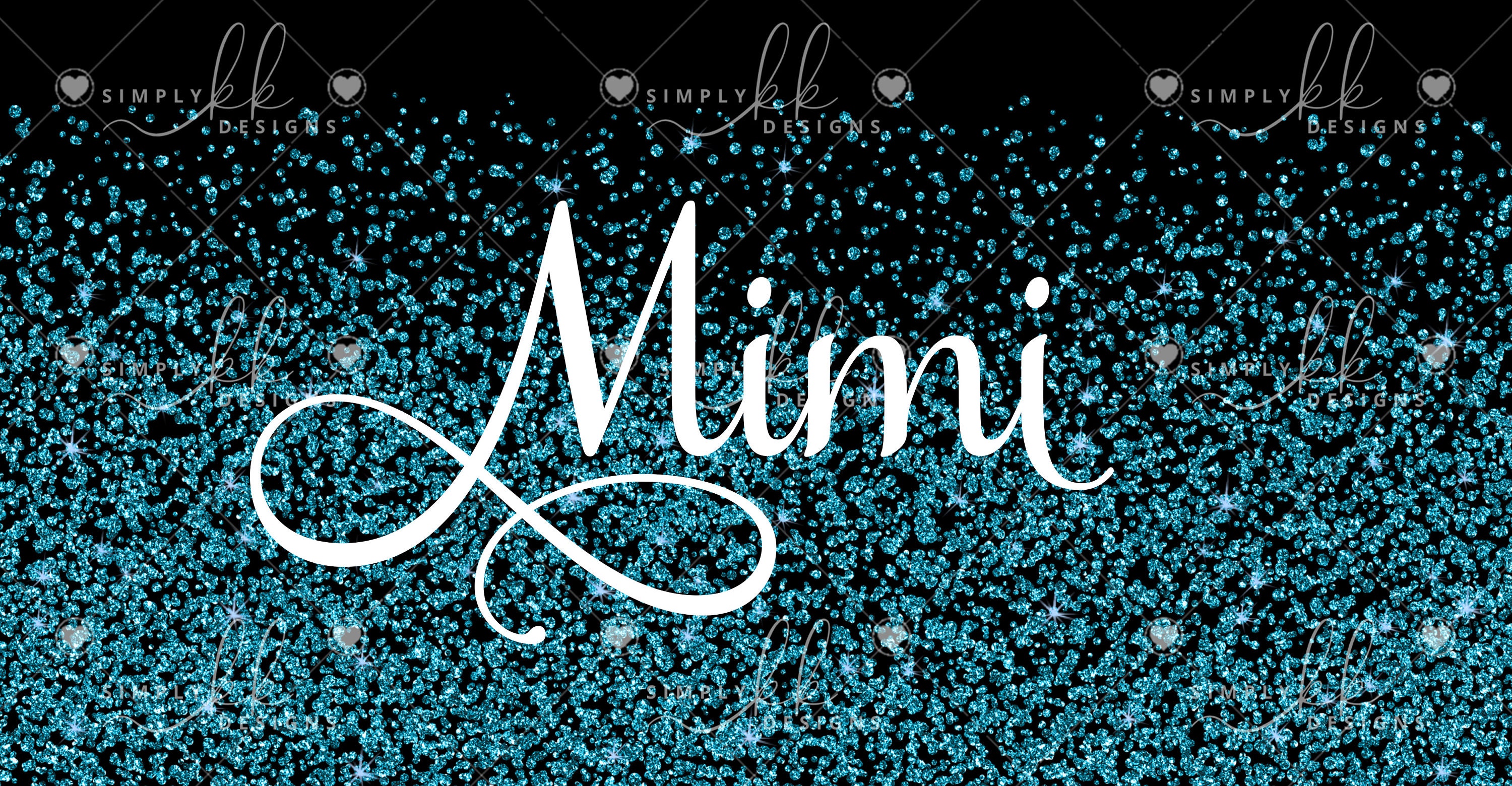 Blue Mimi Confetti Vanity Plate, Sublimation 12x6 License Plate Design ...