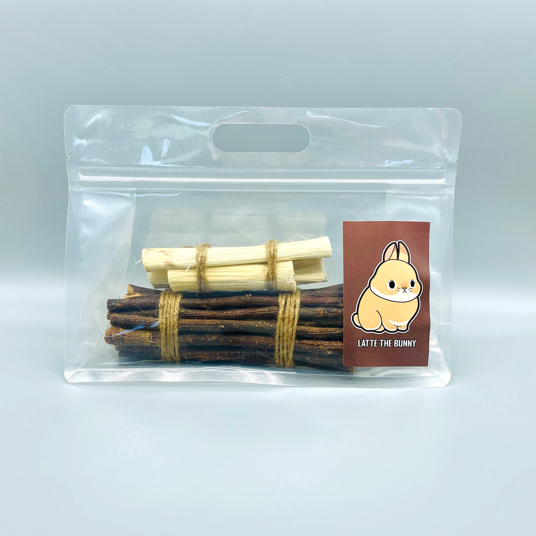Affordable Natural Rabbit Treats Apple Twigs Sweet Bamboo Goody Bag ...