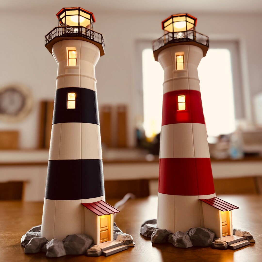 Father's Harbor: Unique 3D Printed Lighthouse Gifts - Etsy
