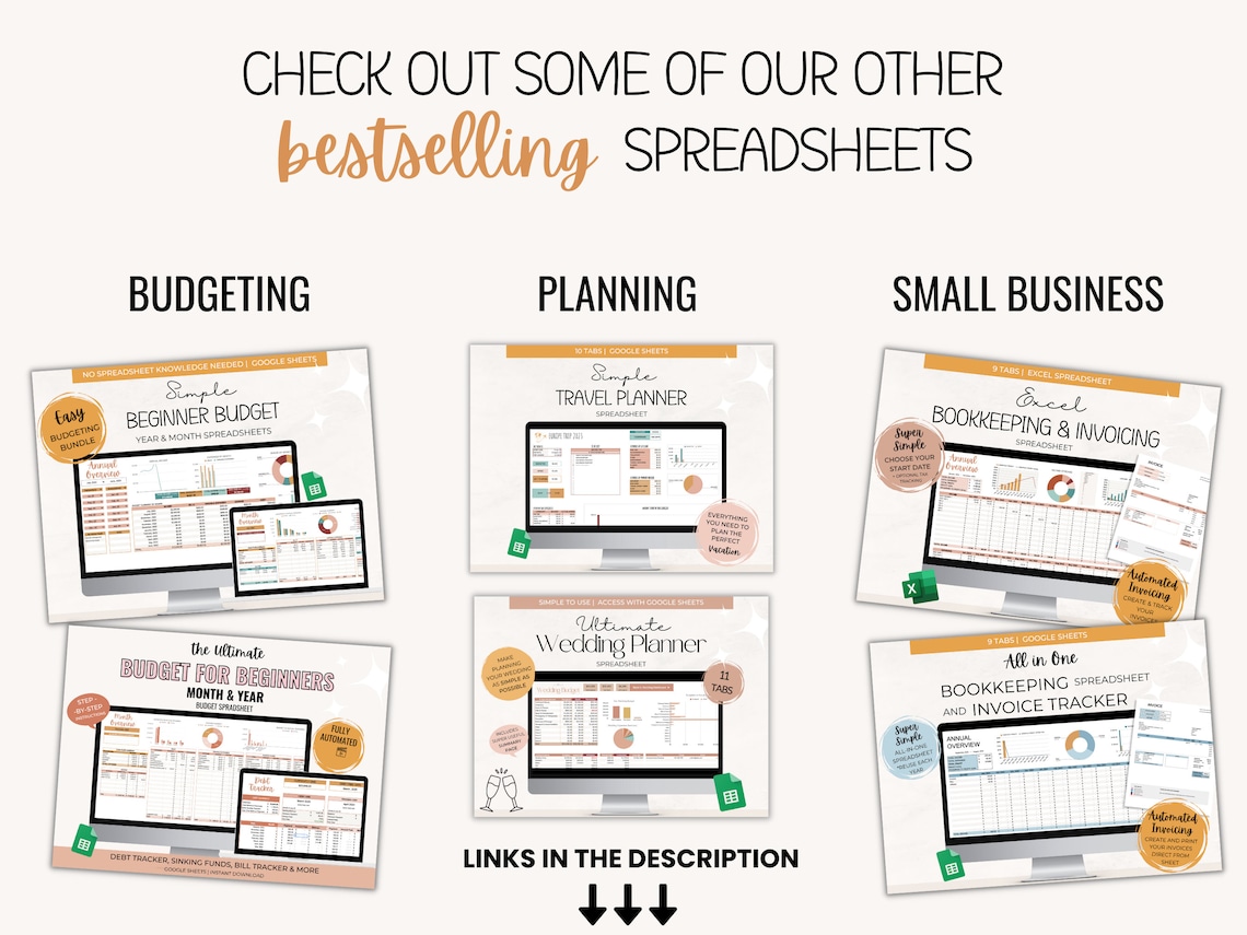 Quote Tracker for Excel, Small Business Bookkeeping Spreadsheet, Blue ...