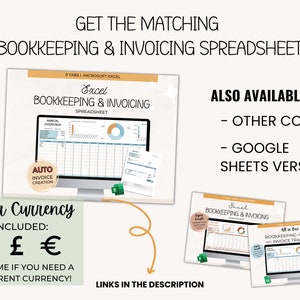 Quote Tracker for Excel, Small Business Bookkeeping Spreadsheet, Blue ...