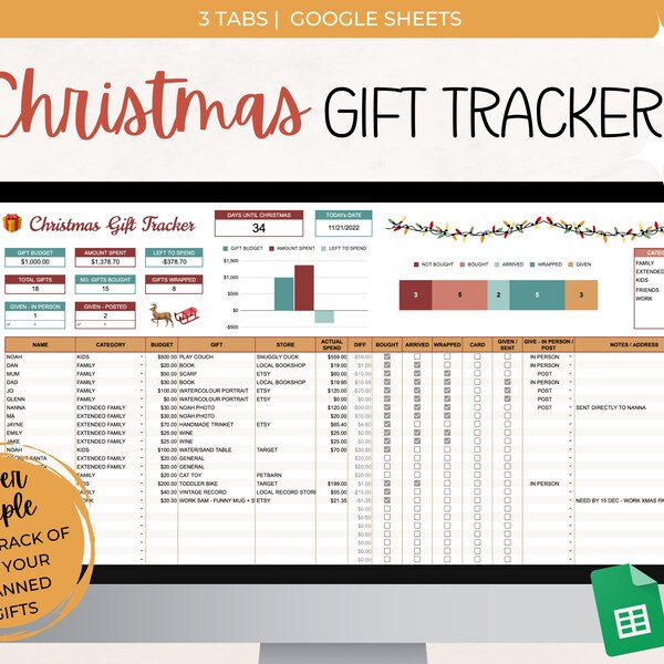 Christmas Planner - Etsy