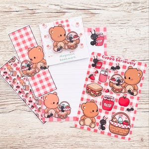 Teddy Bear Picnic Magnetic Bookmark | Cute Gift | Gift | Birthday ...