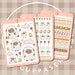 Peachy Stickers Sticker Sheets Planner Stickers Illustration Stickers ...