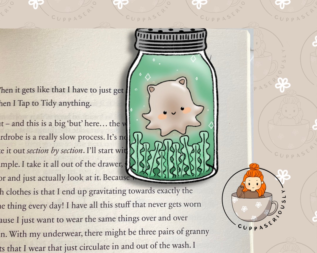 Jelly Cat Bookmark Magnetic Bookmark Reading Planners Gift - Etsy