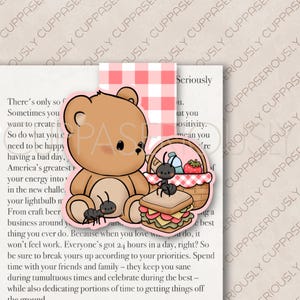 Teddy Bear Picnic Magnetic Bookmark | Cute Gift | Gift | Birthday ...