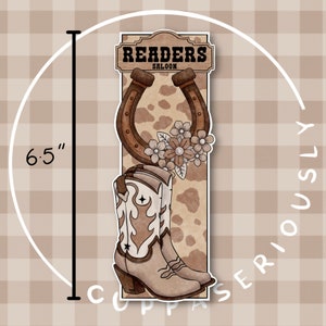 Country & Western Bookmarks | Illustrated Bookmarks | Bookmarks | Cosy ...