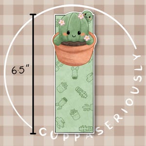 Cactus Succulent Bookmarks | Illustrated Bookmarks | Plant Bookmarks ...