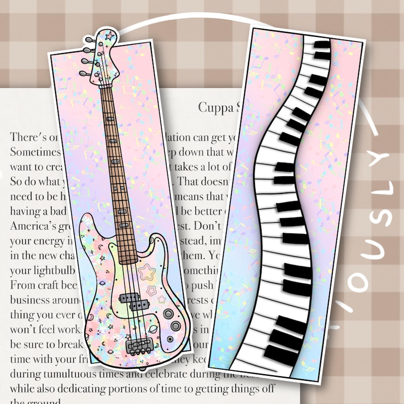Music Bookmark - Etsy