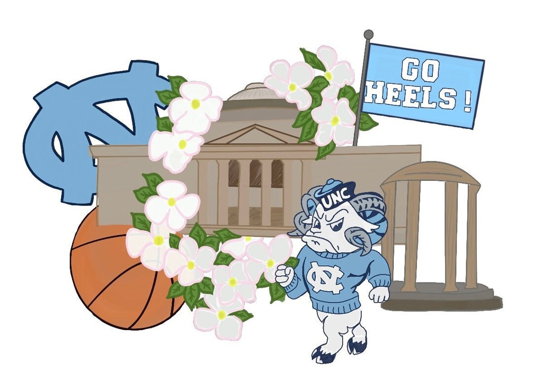 UNC Spirit Collage - Etsy
