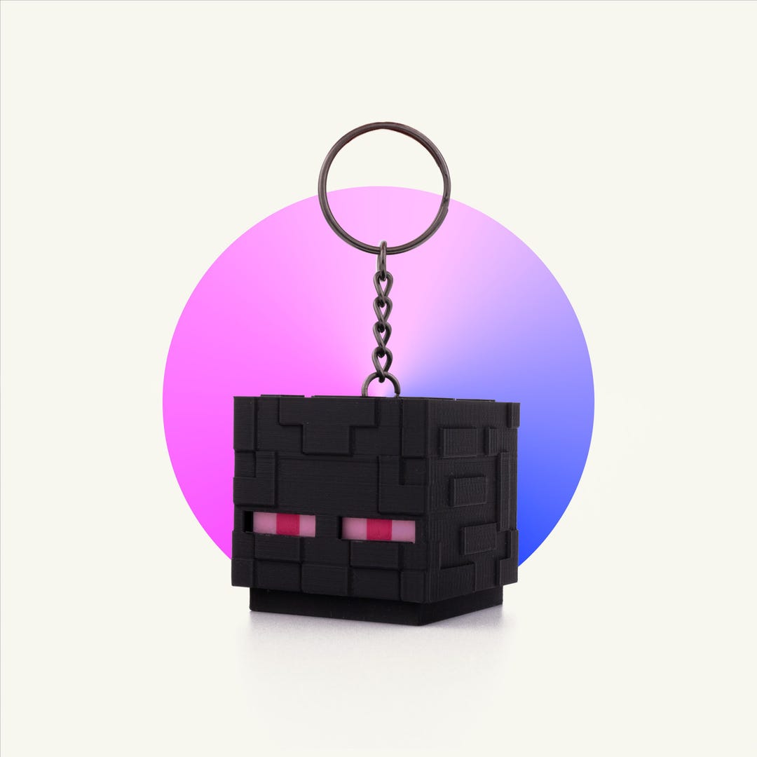 Minecraft Enderman Fidget Toy | Game Keychain Decoration - Etsy
