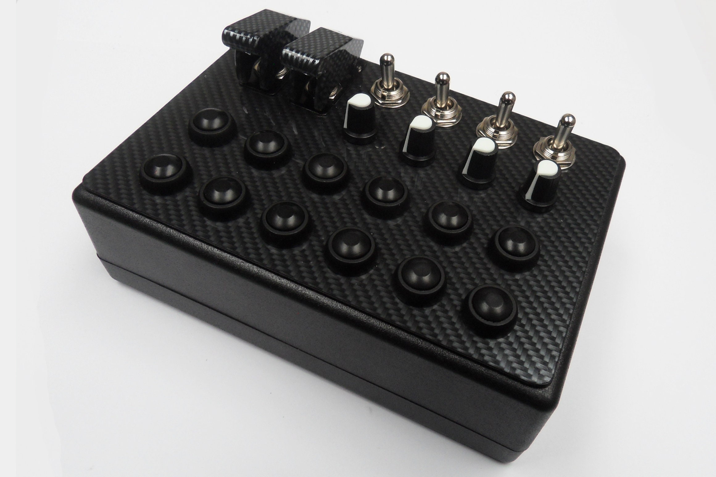 BBJ Sim Racing PC USB 30 Function Pro Series Button Box Black/carbon - Etsy