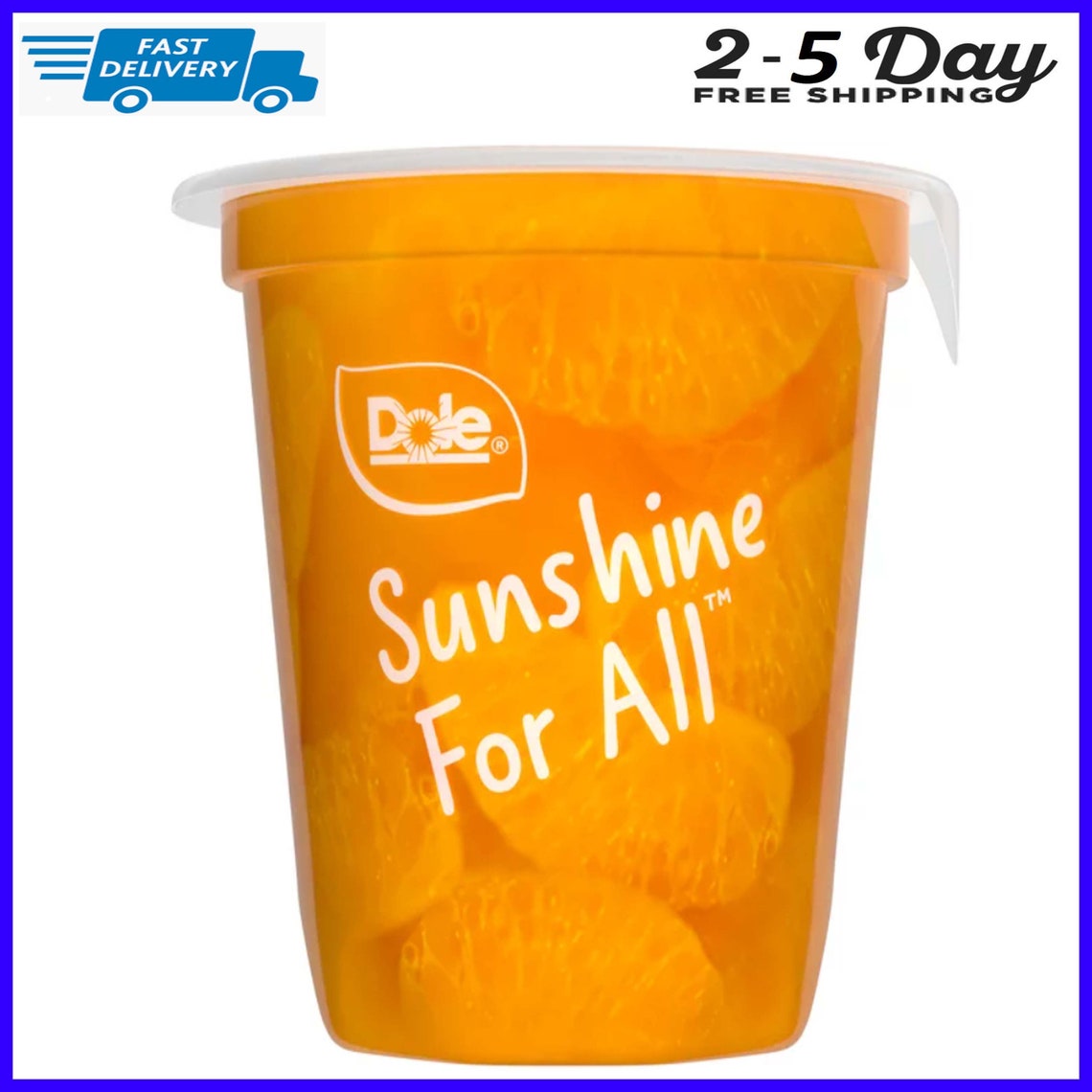 2 Pack Mandarin Oranges Fruit Cups With Turmeric, 7 Oz - Etsy